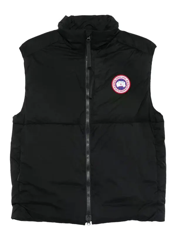 Canada Goose Lodge Logo-patch Quilted Gilet - Black