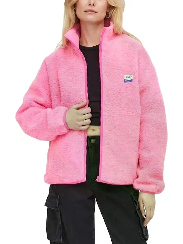 American Vintage Hoktown Zip-up Sweatshirt - Pink
