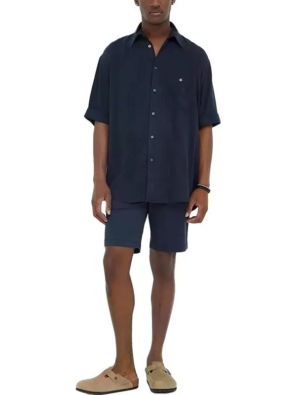 DRYKORN Short-sleeve Pocket Shirt - Blue