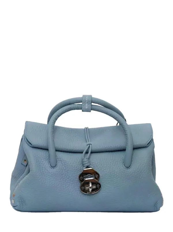 ZANELLATO Roll-top Twist-lock Shoulder Bag - Blue