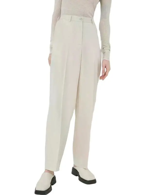 American Vintage Pleated Front Trousers - Neutrals