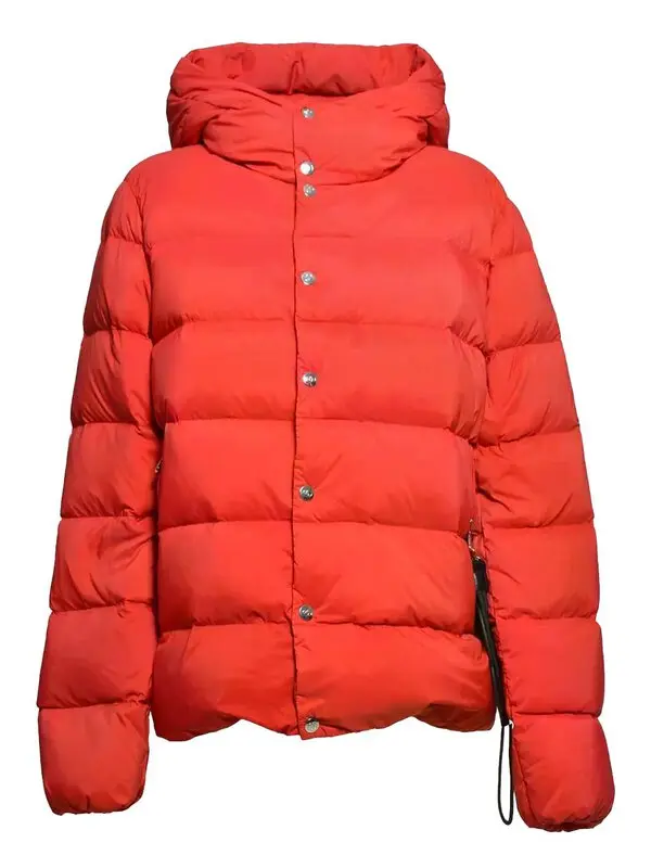 OOSY Hooded Puffer Jacket - Red