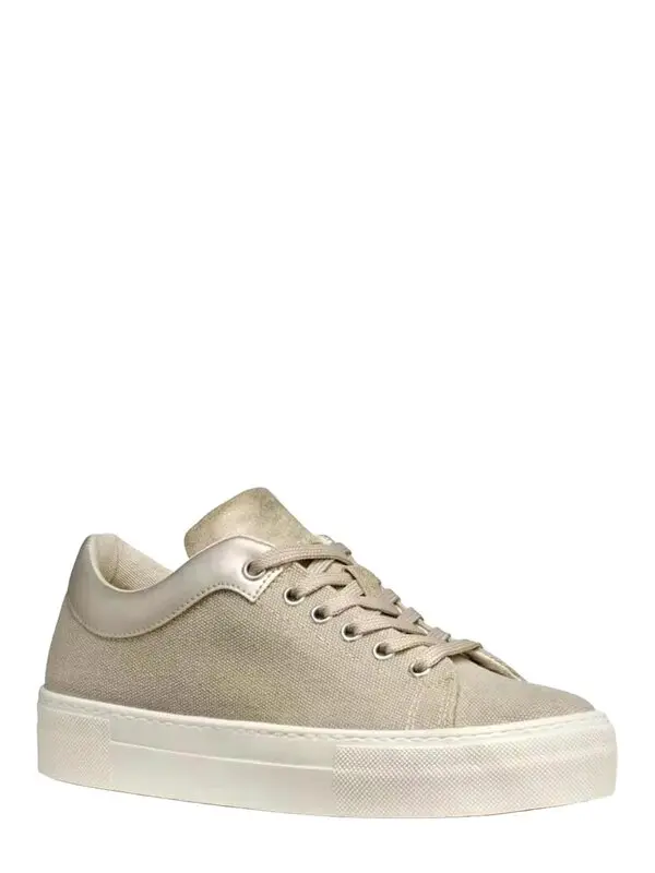 Geox Metallic-panel Platform Sneakers - Neutrals