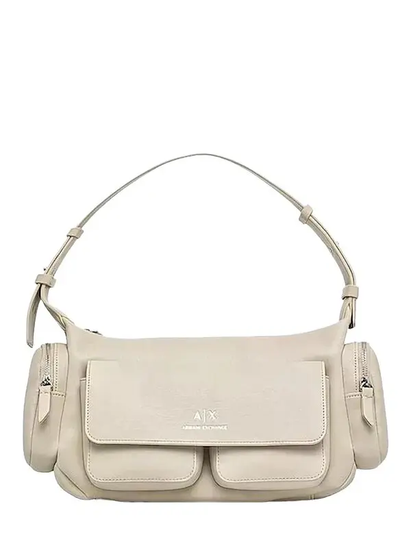 Armani Exchange Utility Shoulder Bag - Neutrals