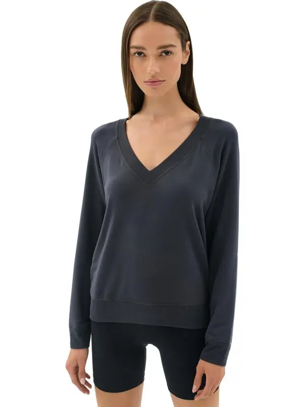 Splits59 Fleece V-neck Sweatshirt - Graphite