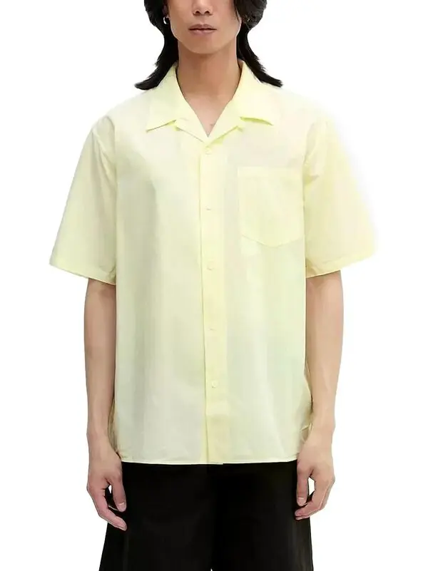 Norse Projects Short-sleeve Chest-pocket Shirt - Yellow