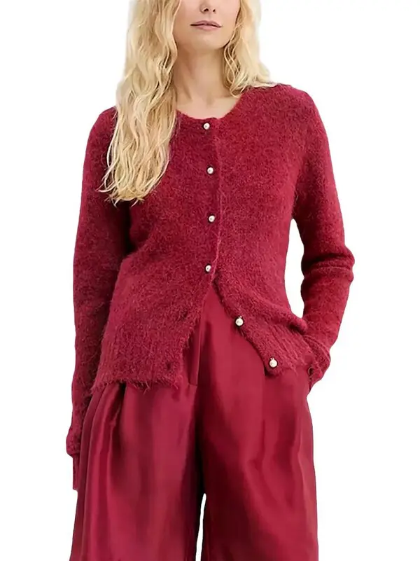Munthe Povilla Button-down Cardigan - Red