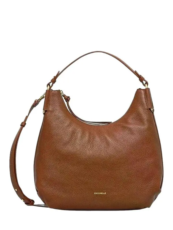 COCCINELLE Leather Rebekka Small Tote Bag - Brown