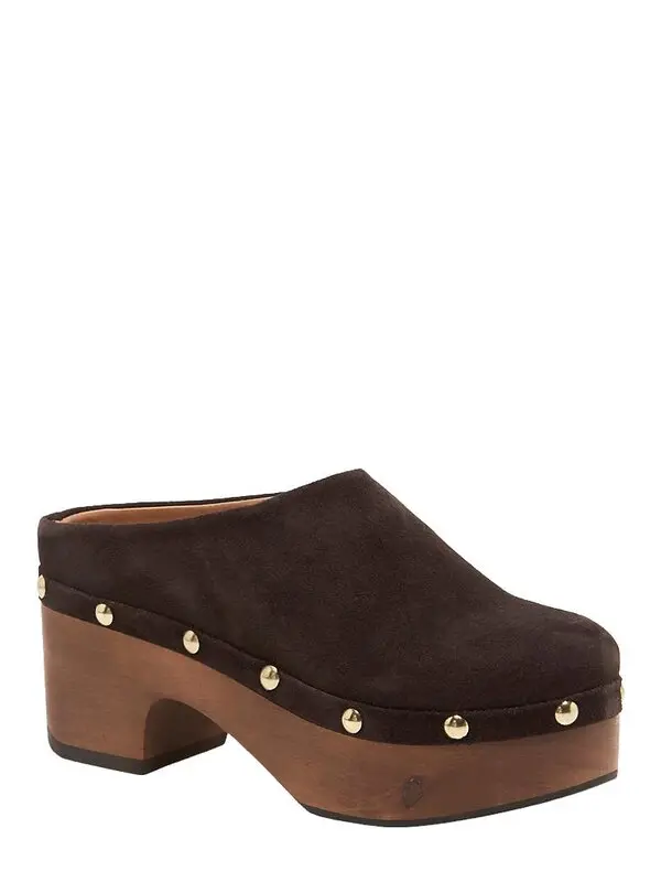 Free People Calli Studded Clogs - Weathered