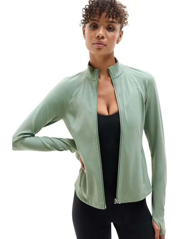 Athleta Salutation Jacket 2.0 - Agave