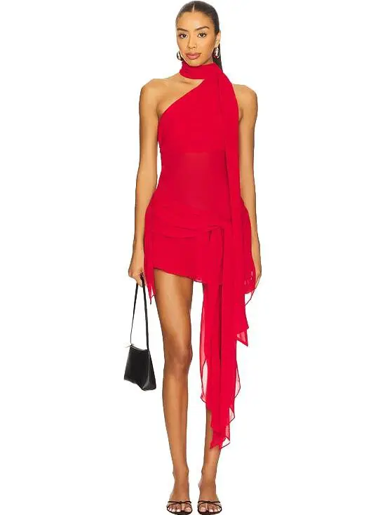 GUIZIO Cyrielle Dress - Red Love