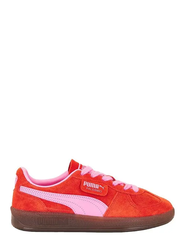 PUMA Palermo Sneaker - Fierce Red & Poison Pink