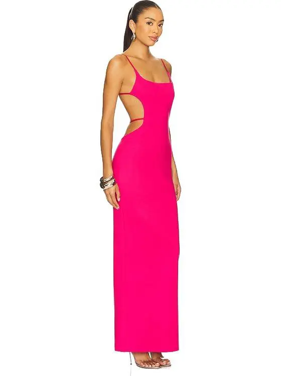 Nbd The Jarrah Maxi Dress - Hot Pink