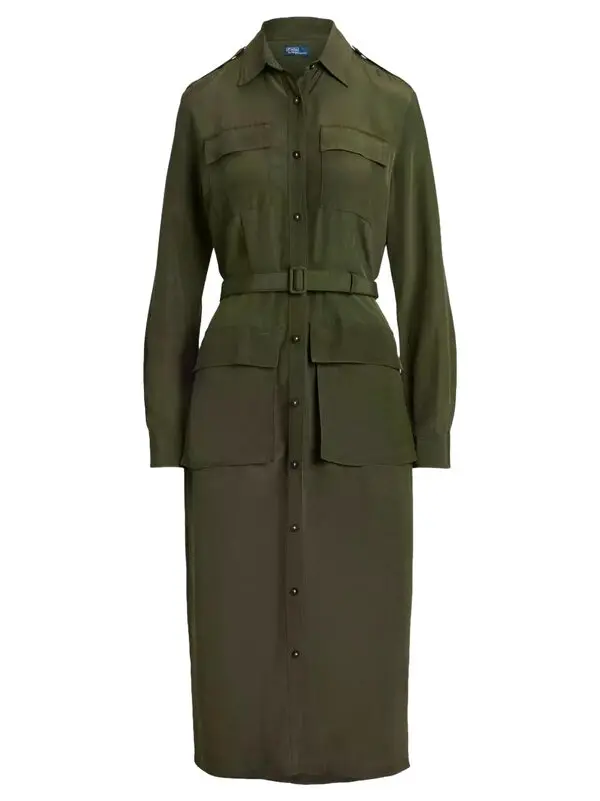 Polo Ralph Lauren Button-up Shirt Dress - Green