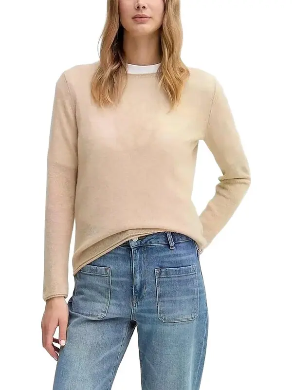 JOOP! Logo-embellished Cashmere Sweater - Neutrals