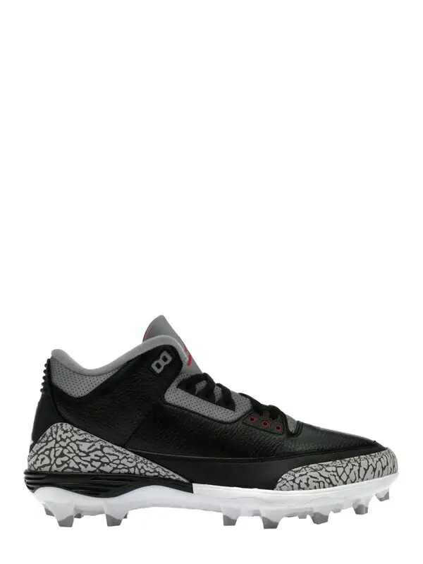 JORDAN 3 Mid Top Sneakers - Black