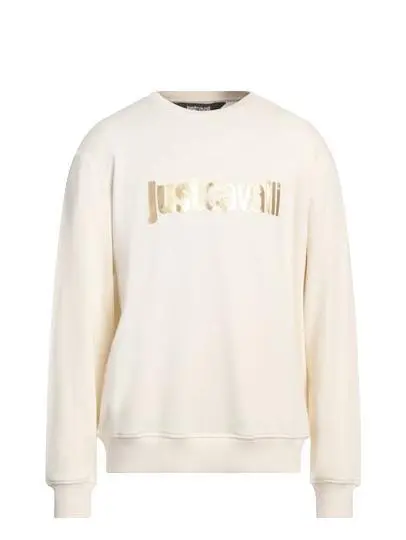 Just Cavalli Sweatshirt In Cotton - White