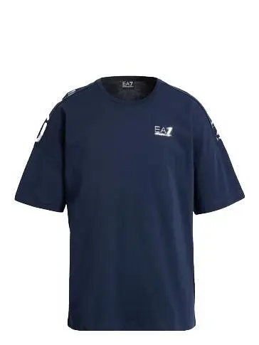 EA7 T-shirt Military Size Cotton - Blue