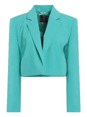 Pinko Crepe Single-breasted Blazer - Blue