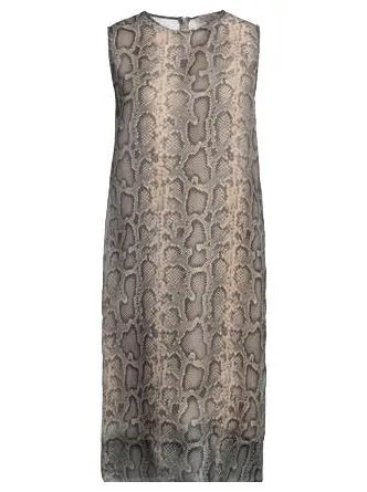 Sportmax Polyester Midi Dress - Beige