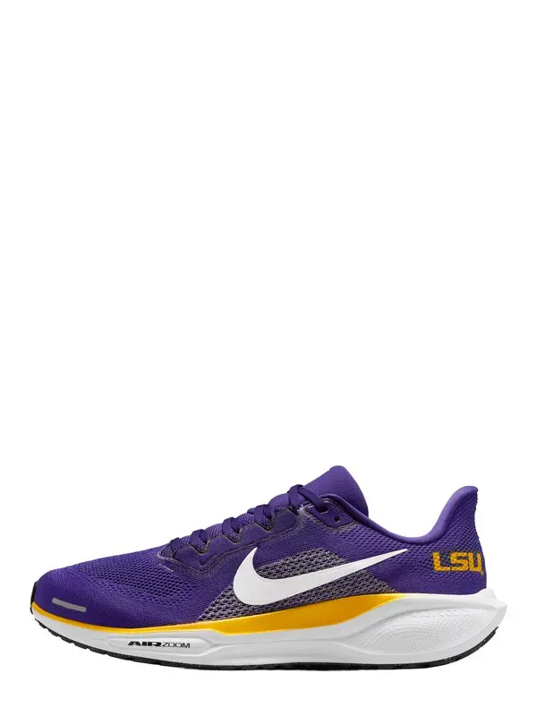 Nike Lsu Pegasus 41 College Road Running Shoes - Purple