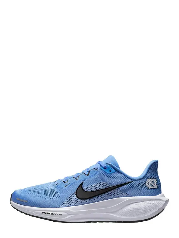Nike Unc Pegasus 41 College Road Running Sneakers - Blue