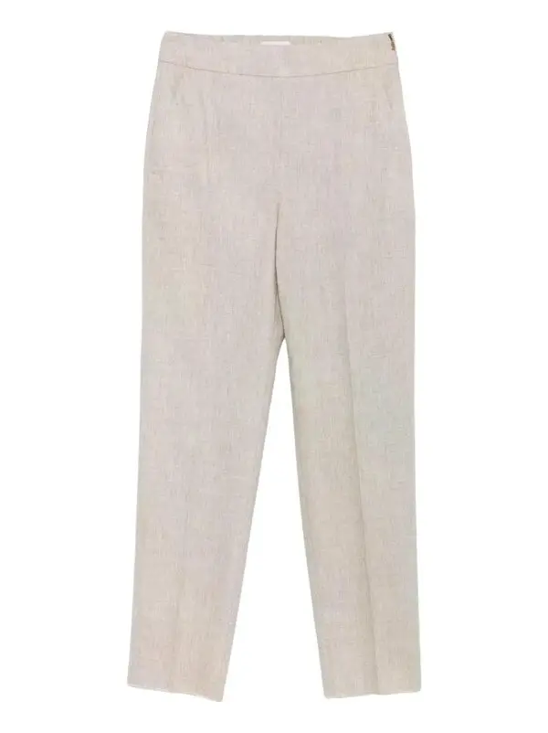 Agnona Raw-cut Trousers - Neutrals