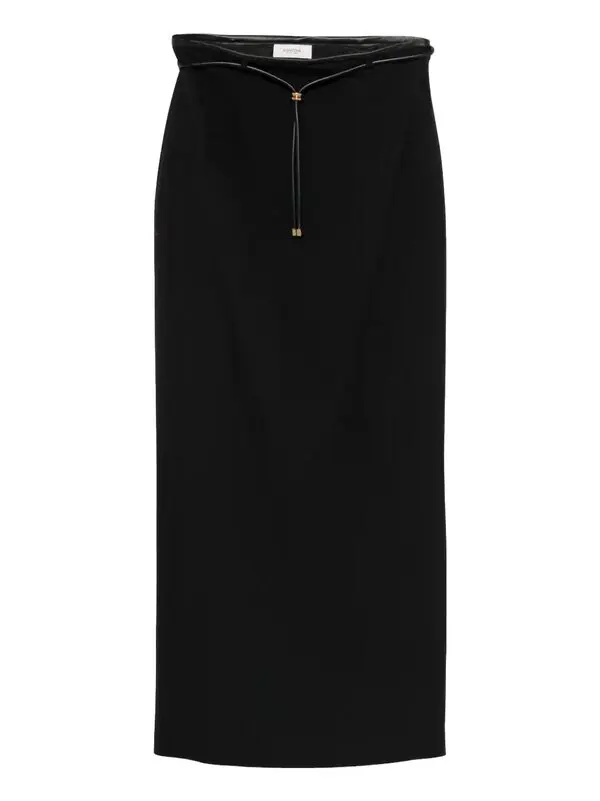 Agnona Drawstring Skirt - Black