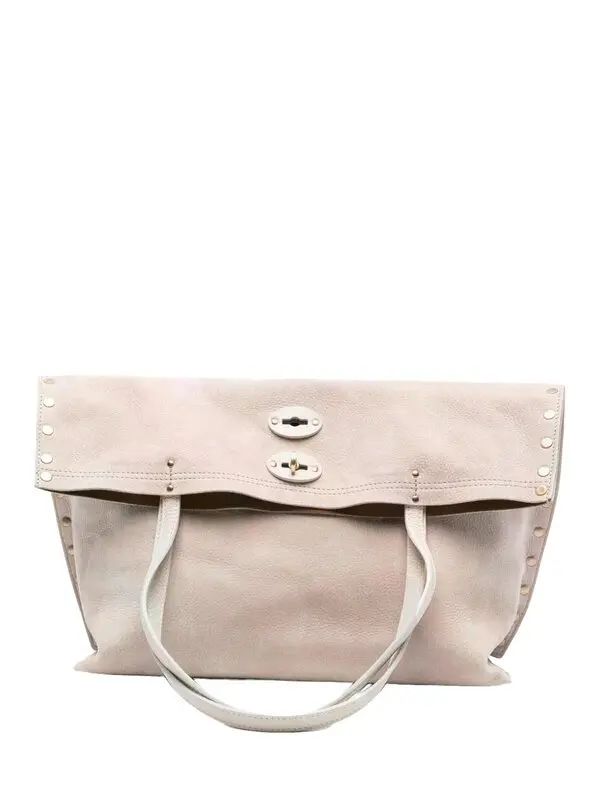 ZANELLATO A'spasso Studded Tote - Pink