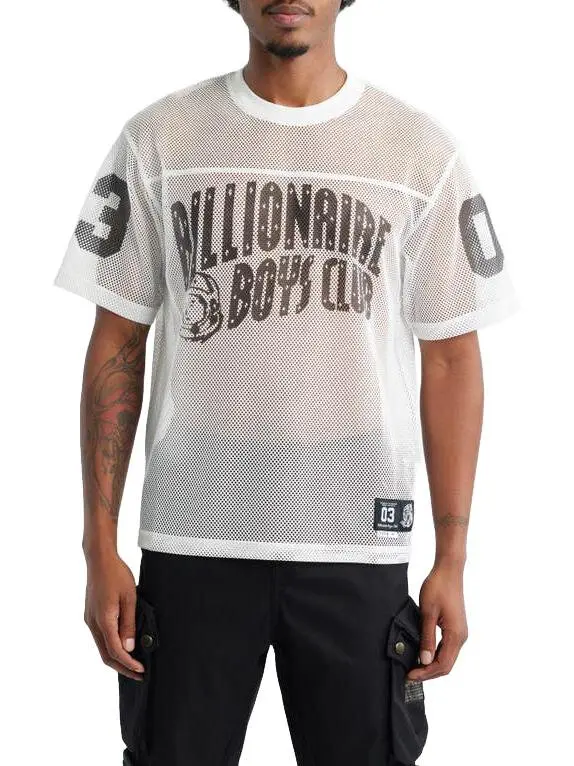 BILLIONAIRE BOYS CLUB Varsity Mesh Graphic Jersey - White