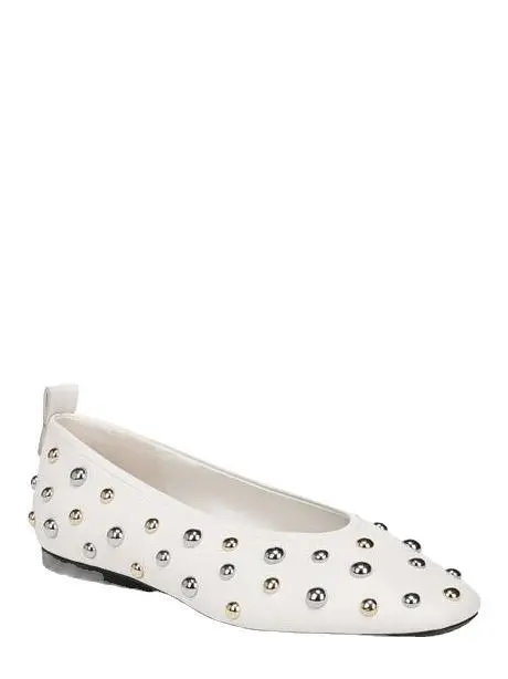27 EDIT NATURALIZER Carla Studded Ballet Flat - Warm White