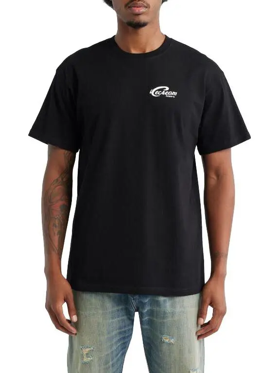 ICECREAM Classic Graphic T-shirt - Black