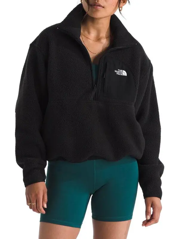 The North Face Yumiori Off Peak Recycled Fleece Pullover - Tnf Black