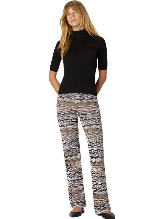 Missoni Wave Patterned Long Pants - Beige