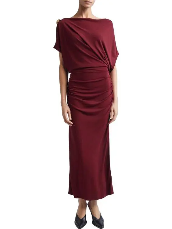 Altuzarra Brina Jersey Dress - Grenache