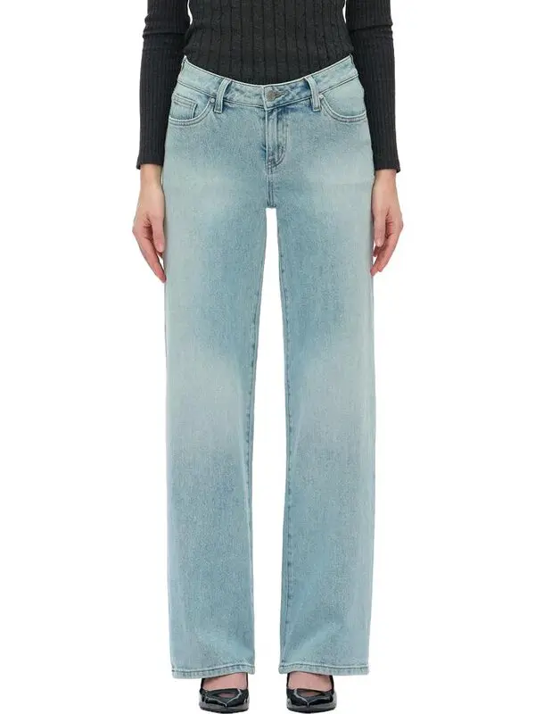 BAYEAS Straight Leg Jeans - Retro Light Blue