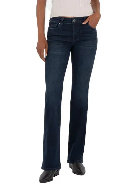 Kut From The Kloth Natalie Mid-rise Flare Jeans - Leading