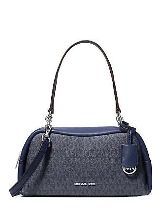 Michael Kors Small Signature Logo Shoulder Bag - Blue