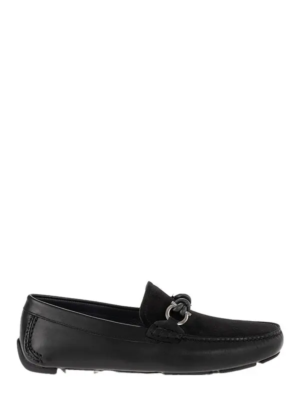 FERRAGAMO Almeriavit Driving Shoes - Nero