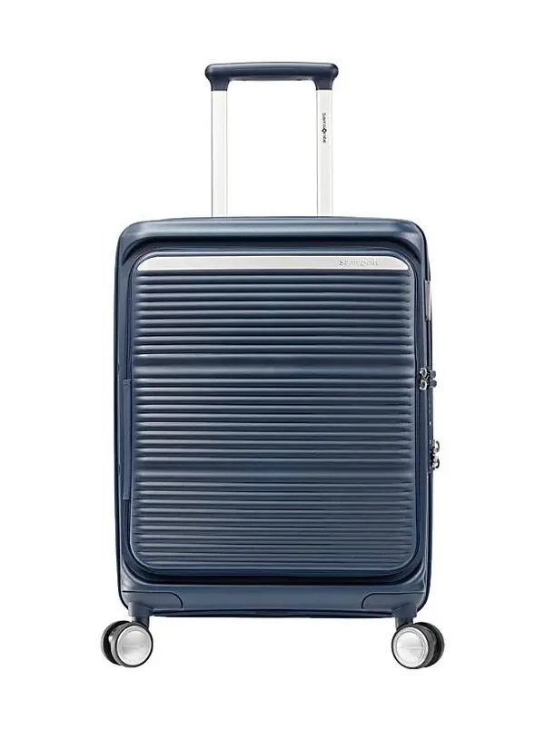 SAMSONITE Paralux Global Expandable Spinner Carry On Suitcase - Midnight Navy