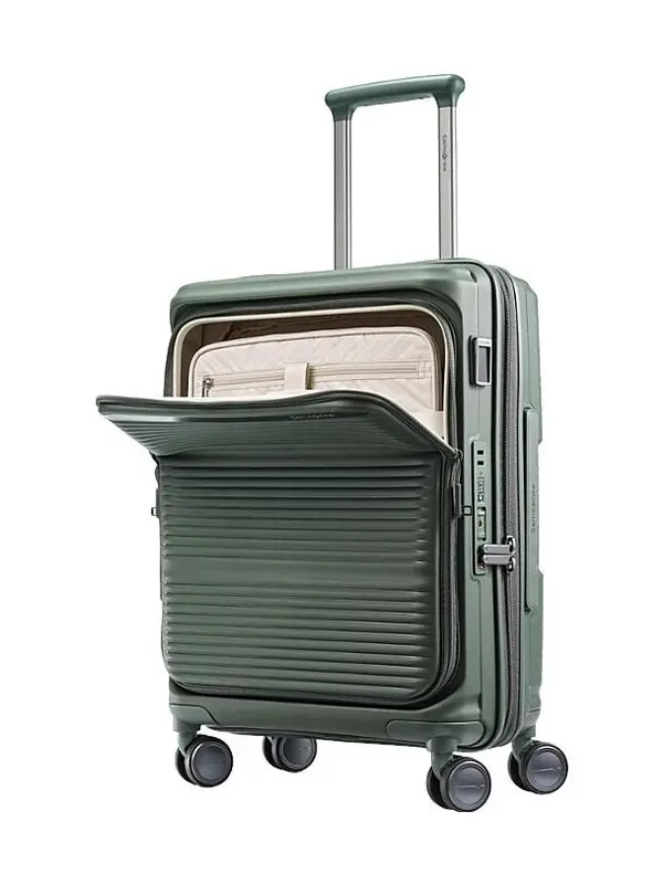 SAMSONITE Paralux Global Expandable Spinner Carry On Suitcase - Olive