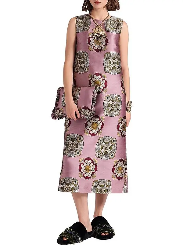 La DoubleJ Column Dress Nucleus - Nucleus Dusty Pink