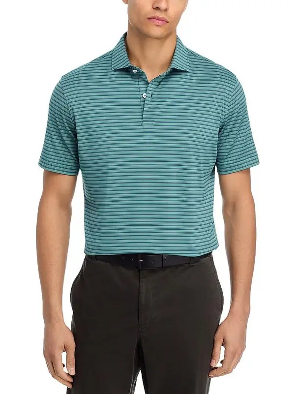 Peter Millar Crown Crafted Bridge Performance Jersey Polo - Sherwood