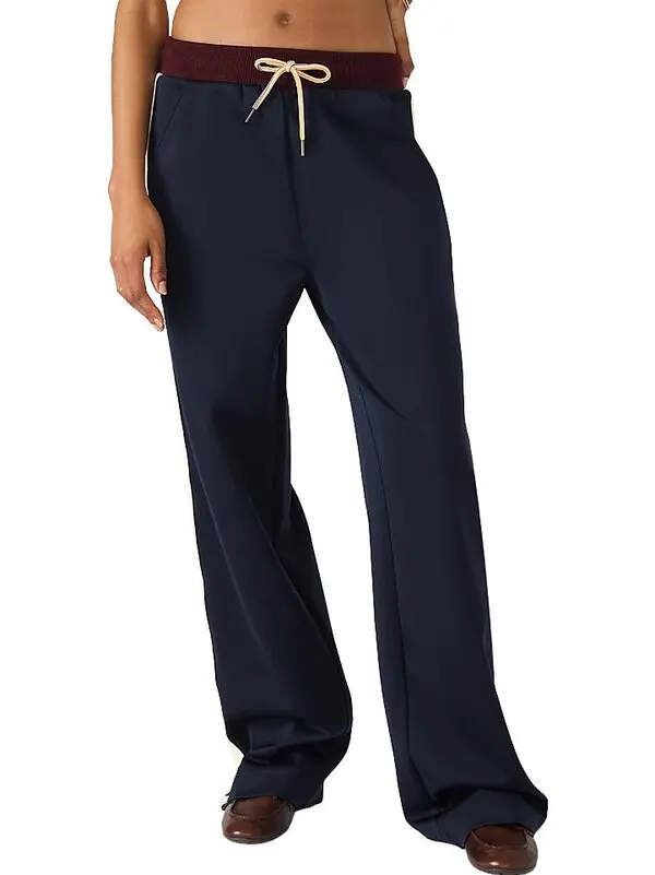 Steve Madden Daisy Drawstring Pants - Midnight