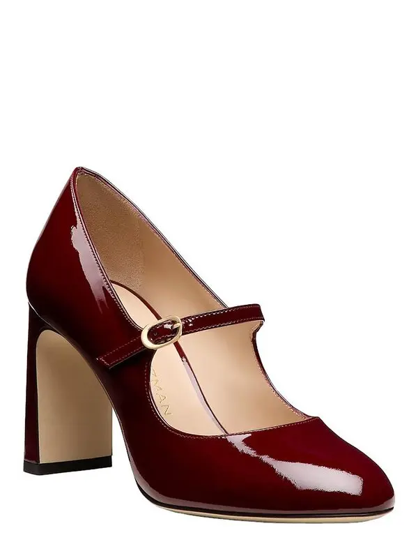 STUART WEITZMAN Babette 85 Mary Jane Pumps - Rosewood