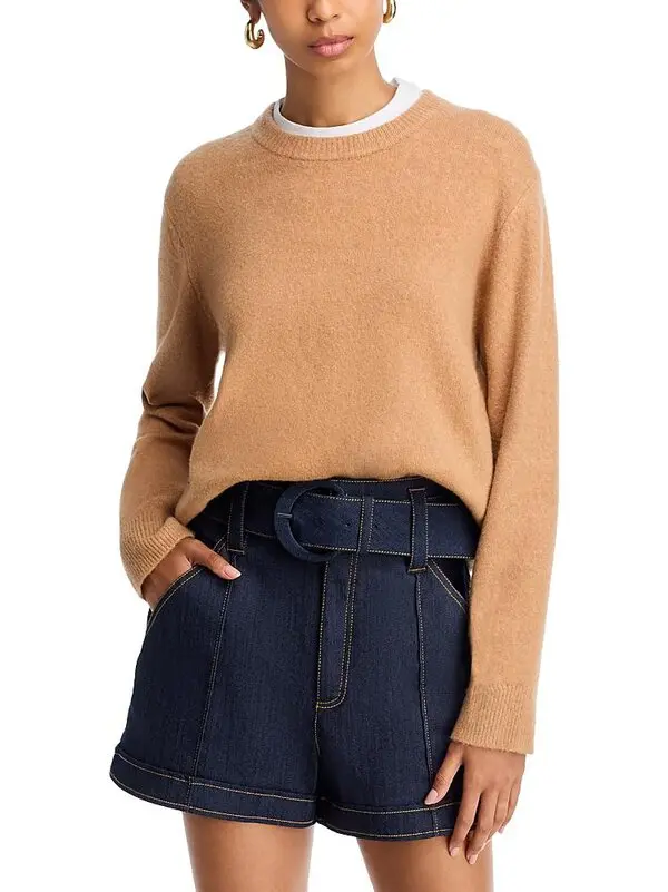French Connection Emilia Knit Boyfriend Sweater - Camel