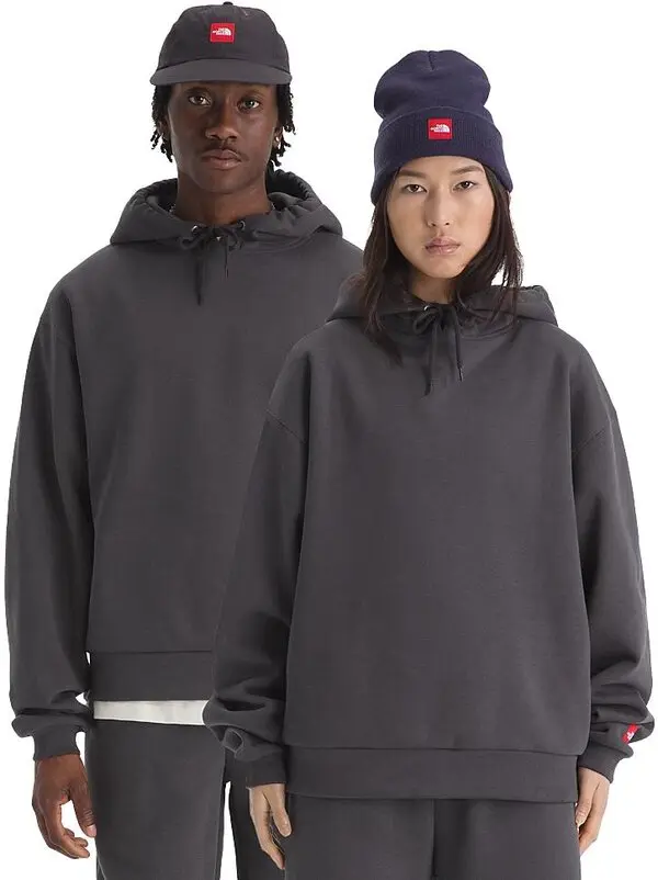 The North Face Relaxed Fit Red Box Hoodie - Obsidian