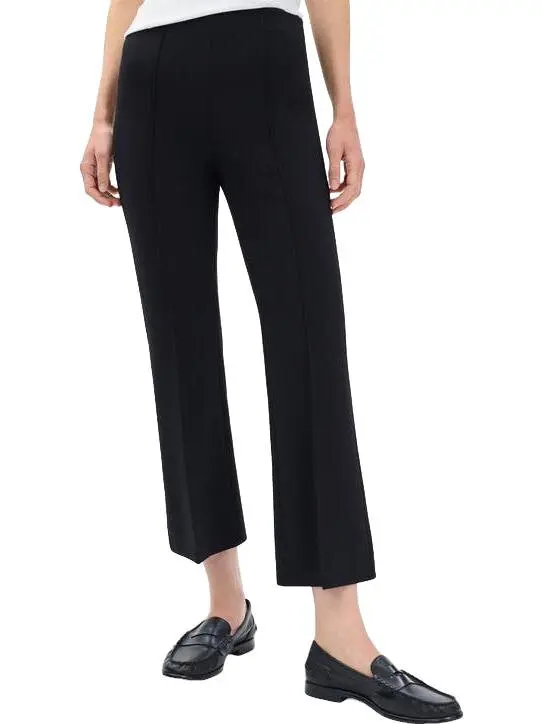 Rag & Bone Irina Ponte Kick Flare Trousers - Black