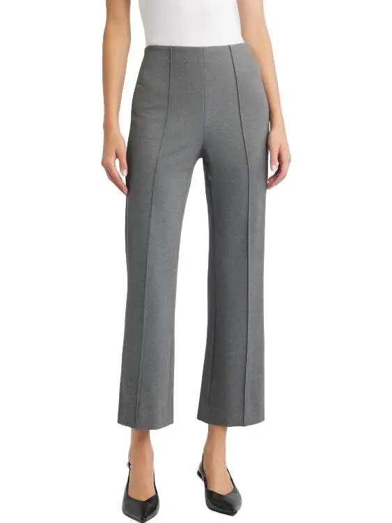 Rag & Bone Irina Ponte Kick Flare Trousers - Charcoal