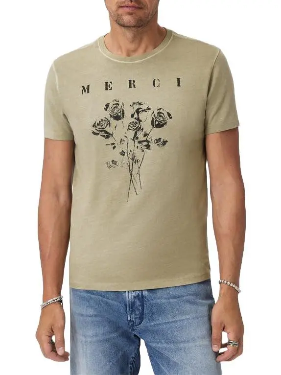 John Varvatos Merci Graphic T-shirt - Haze Grey